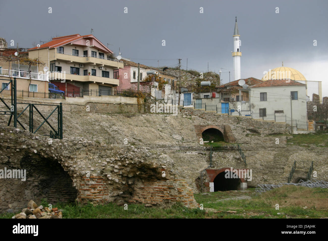 amphitheater in durres,albania Stock Photo - Alamy
