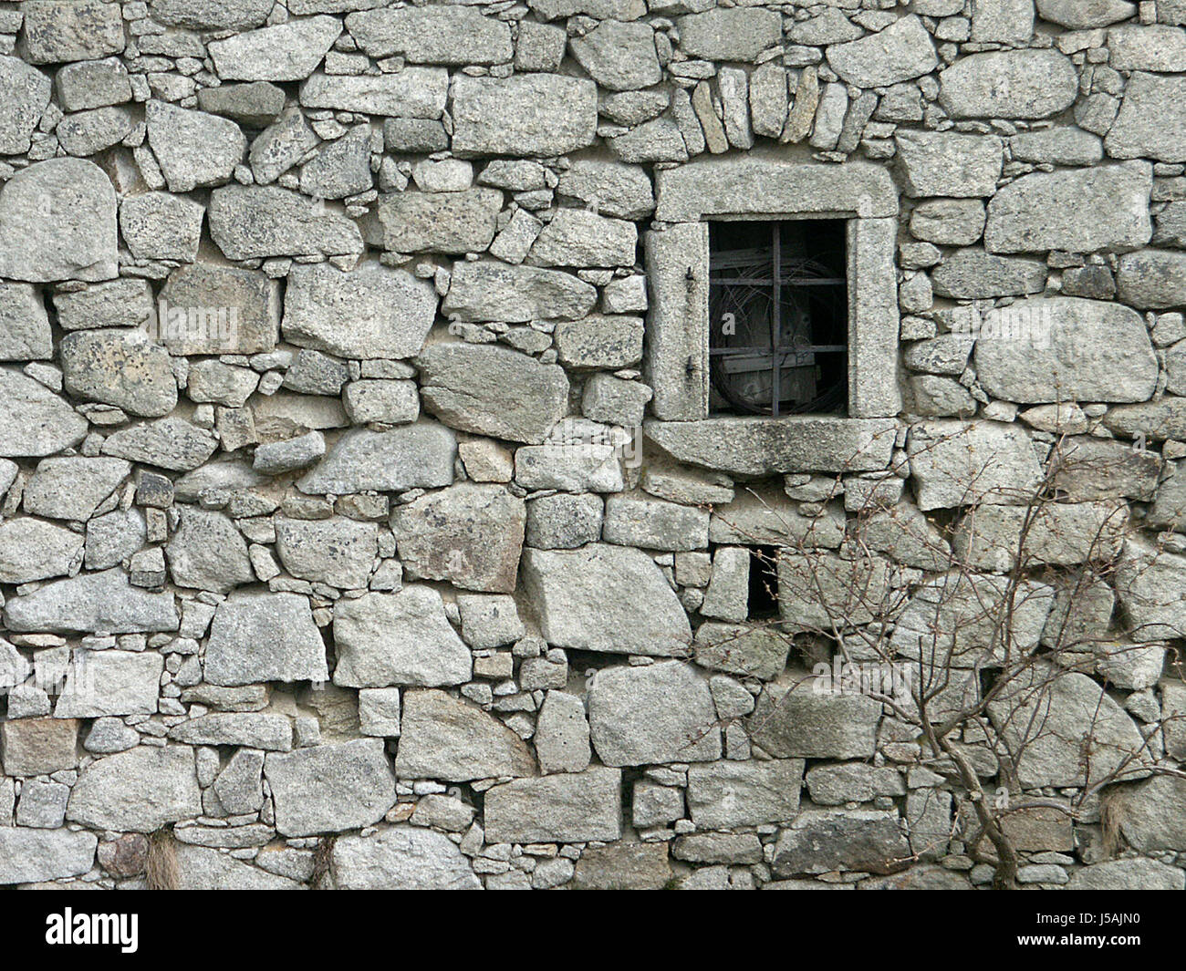 stone window porthole dormer window pane facade rust stonewall rustical ...