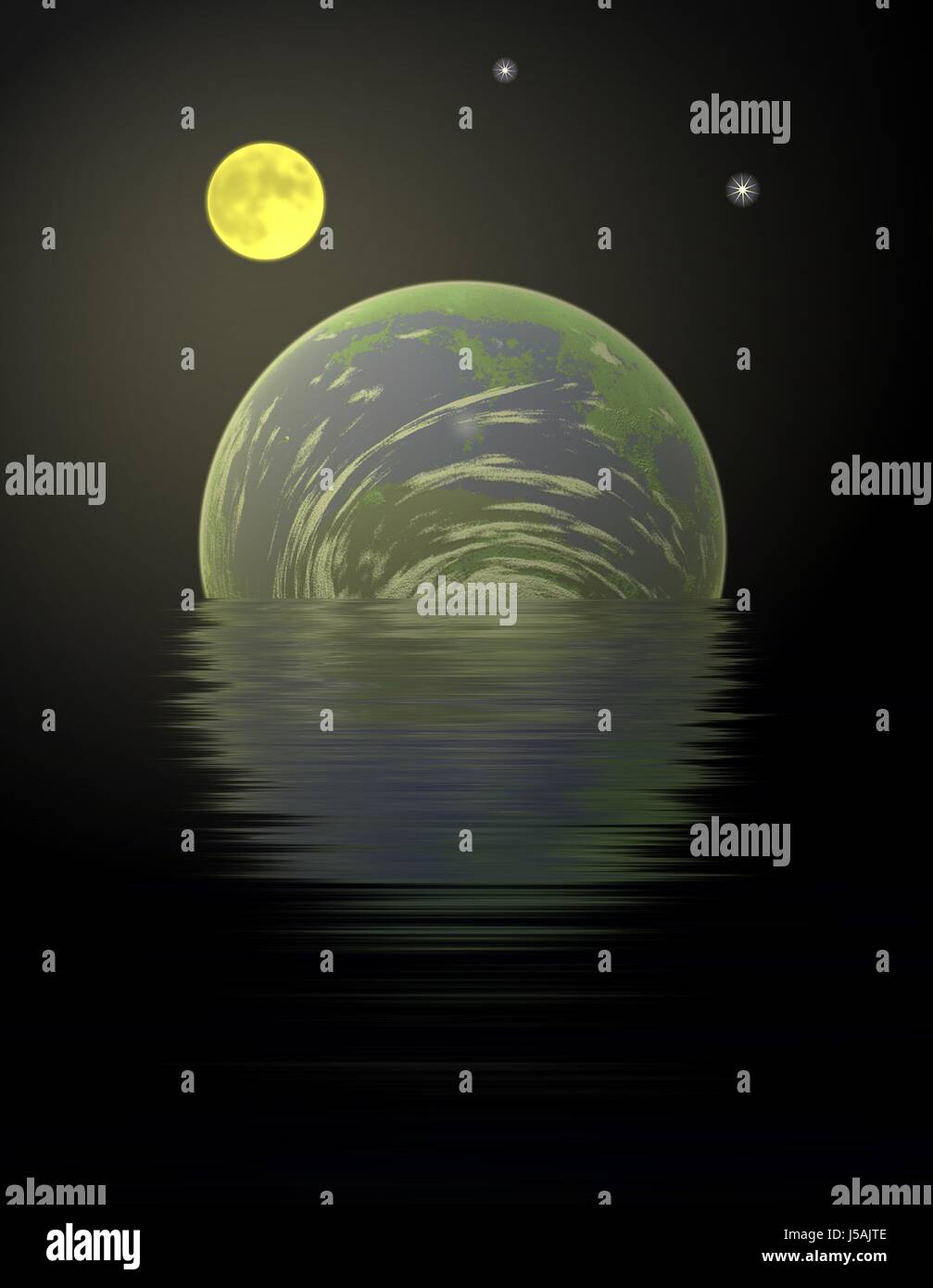universe moon fantasy sink experimental galaxy insubstantial globe ...