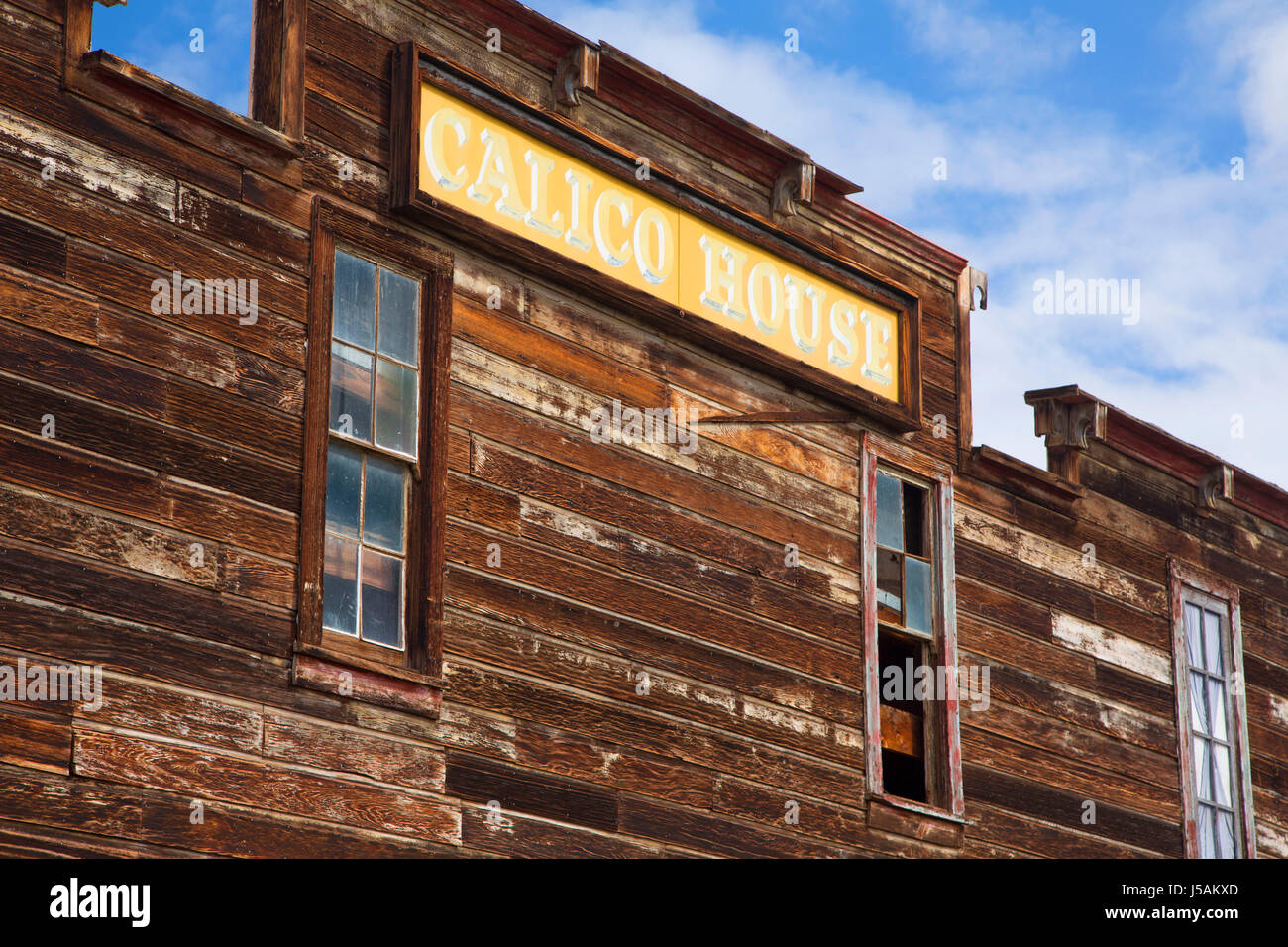 Calico House, Calico Ghost Town County Park, California Stock Photo - Alamy