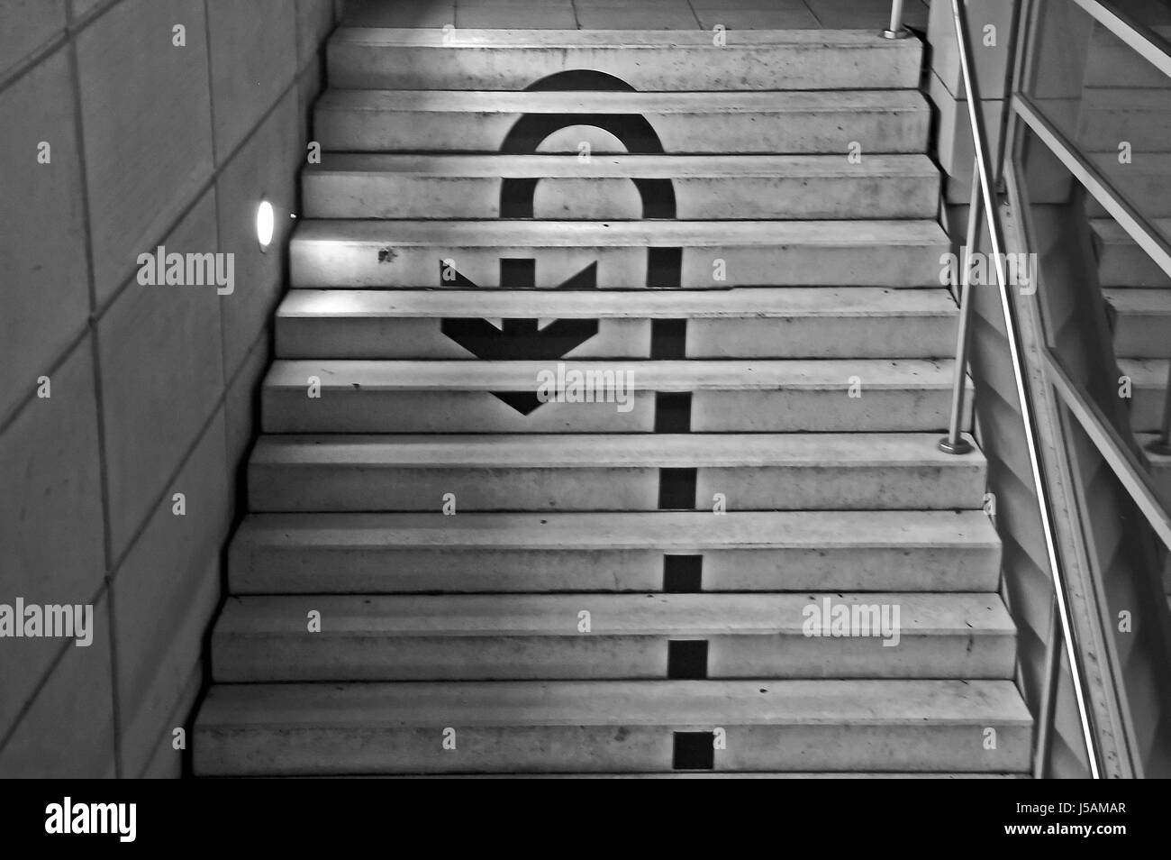 sign signal stairs rise climb climbing ascend uphill tread clamber ...