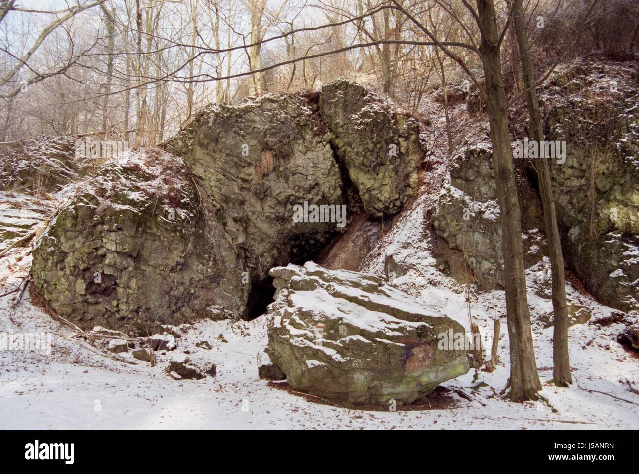 hesse natural monument volcanism hatchet stone basalt geology ...