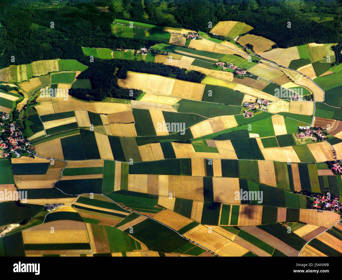 farmland from above Stock Photo - Alamy