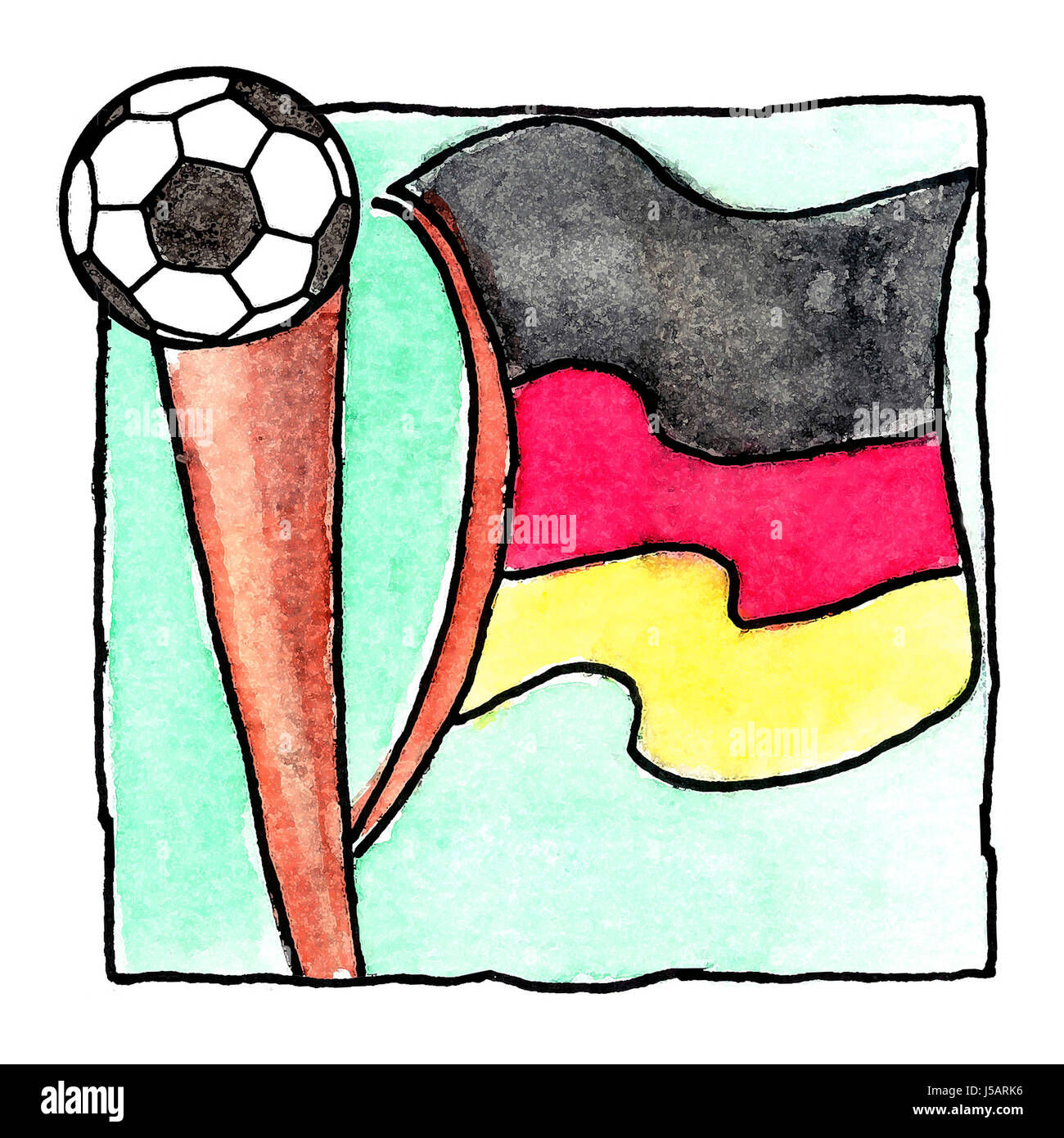 green black swarthy jetblack deep black illustration flag drawing photo ...