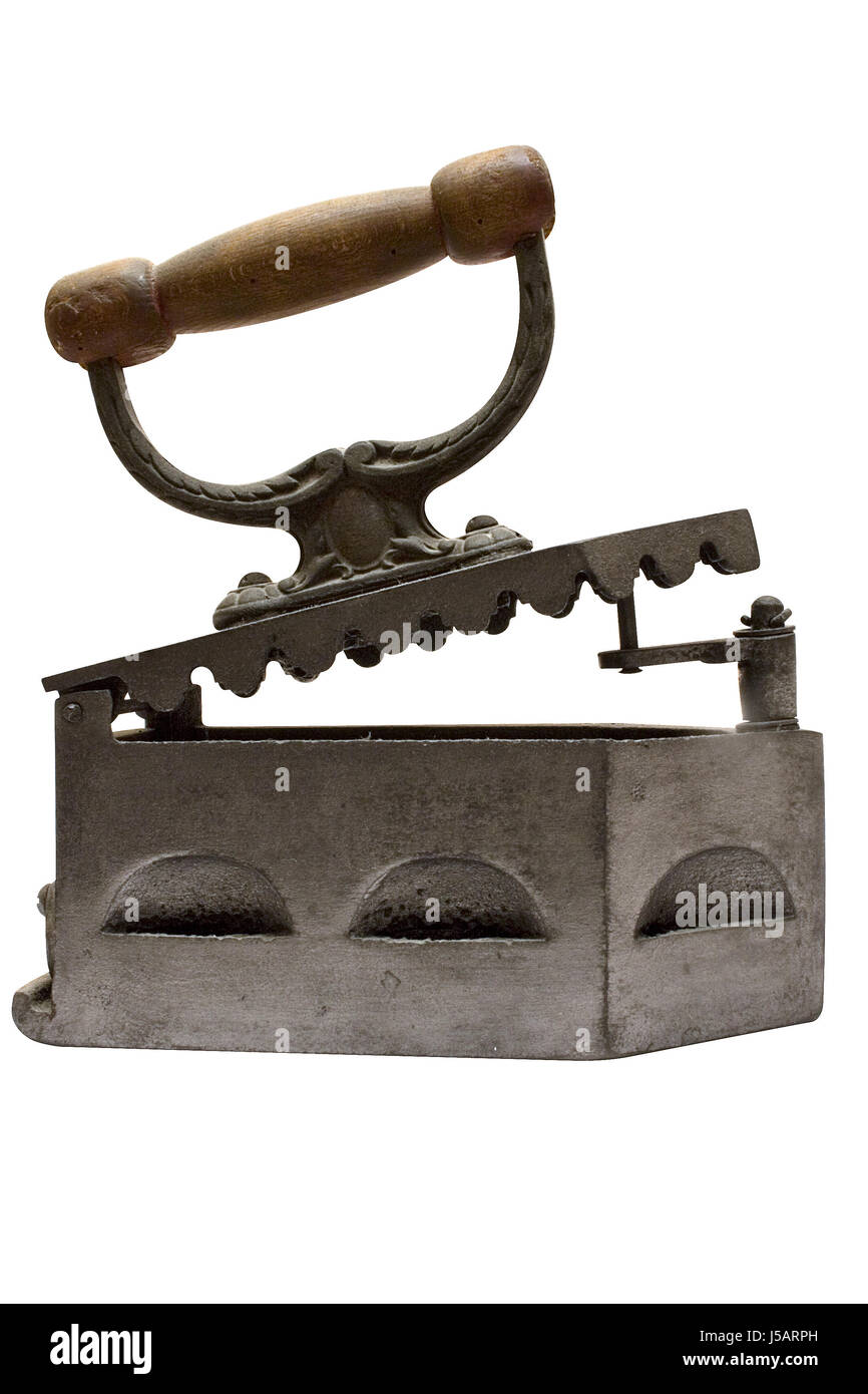 ancient iron with clipping path Stock Photo - Alamy