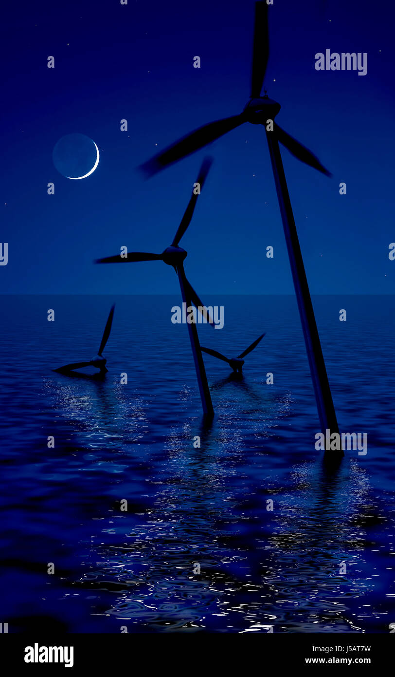 industry engineering night nighttime moon downfall night sky energy ...