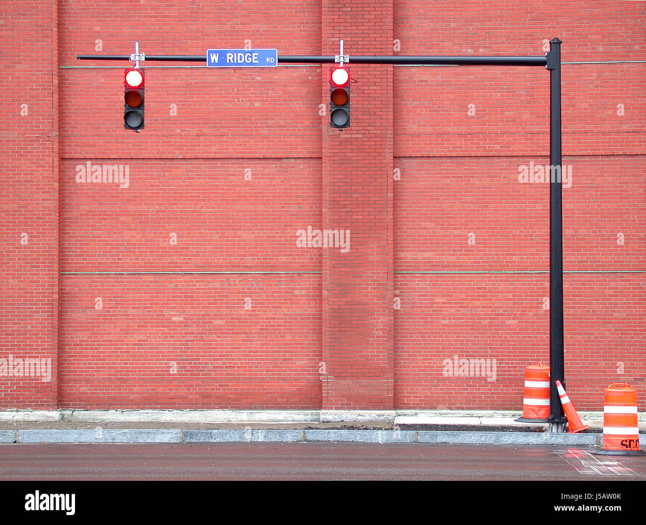 wall mast masts hanging lamp traffic light set of lights stops stop ...