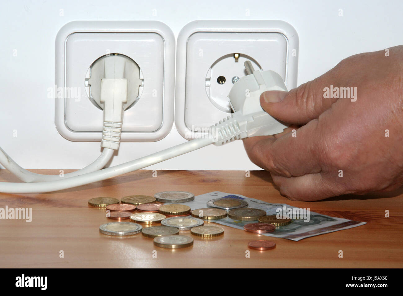 hand energy power electricity electric power save cost outlet socket ...