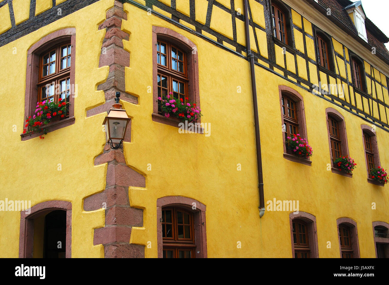 alsatian half-timbered house Stock Photo - Alamy