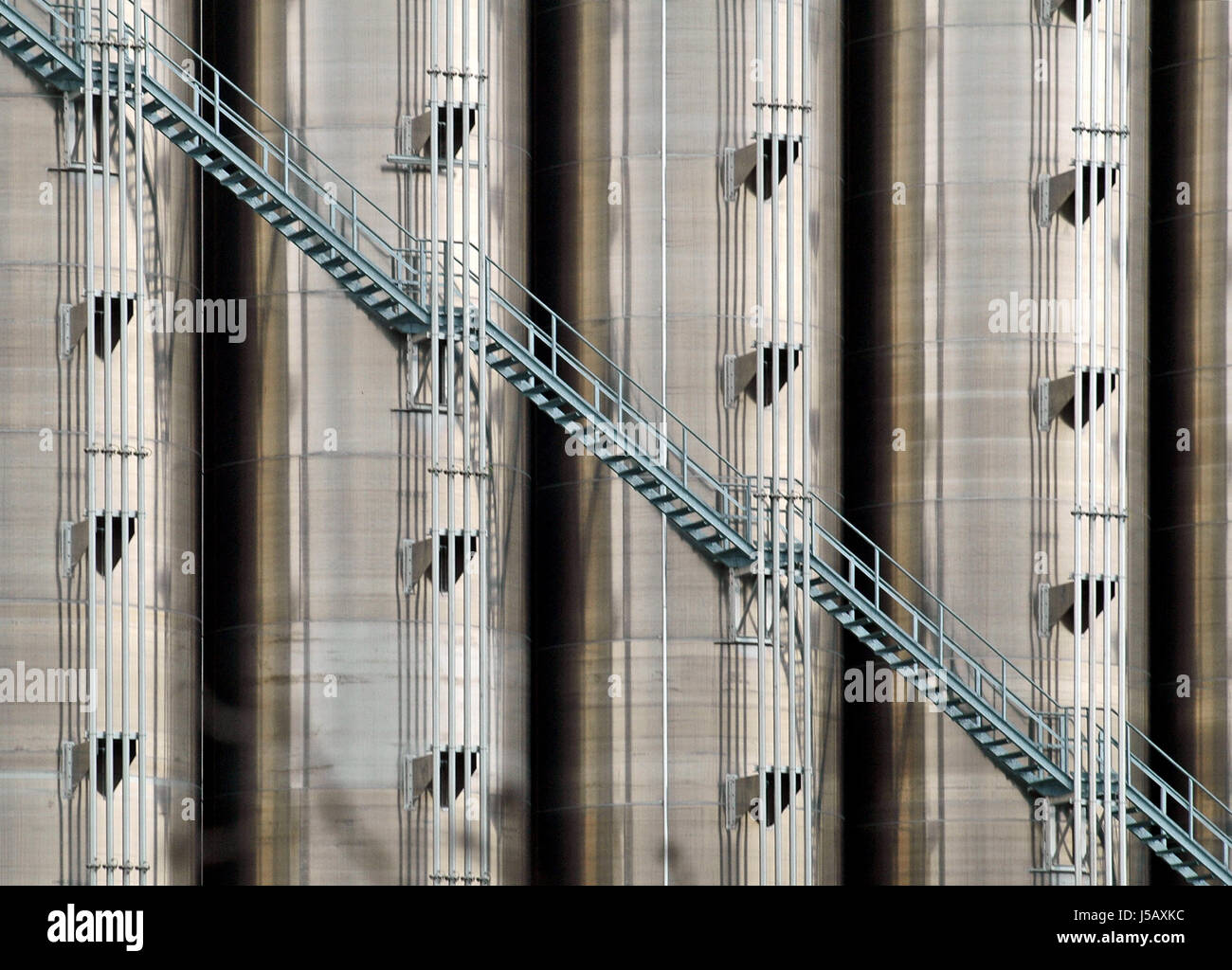 stairs industry silver metal vertical railing diagonal container ...