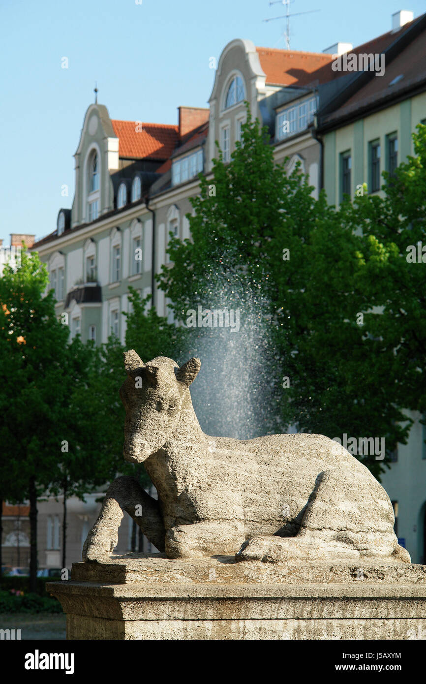 Goat fountain hi-res stock photography and images - Alamy