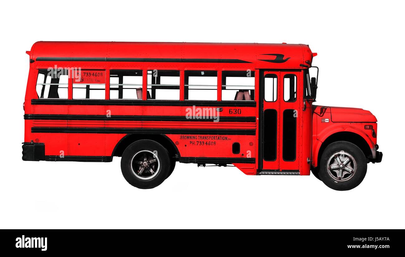 station vehicle means of travel bus omnibus coach rot freigestellt ...