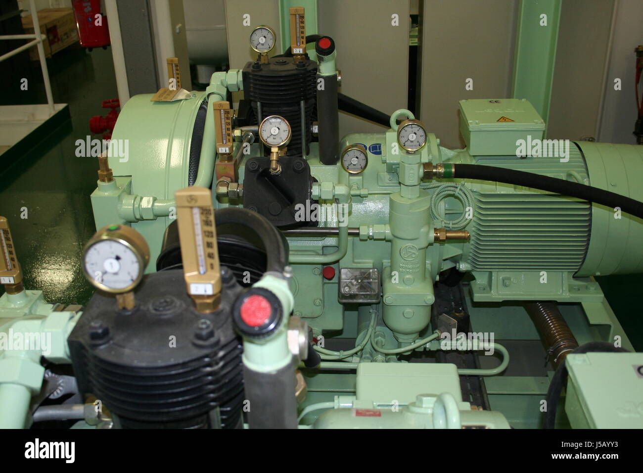 starting air compressor Stock Photo - Alamy