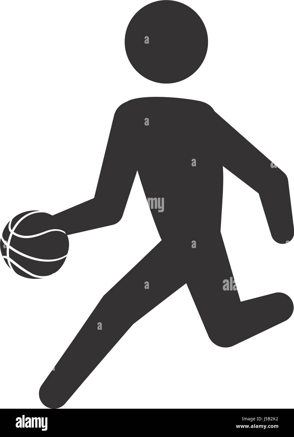 Basketball player athlete Stock Vector Image & Art - Alamy