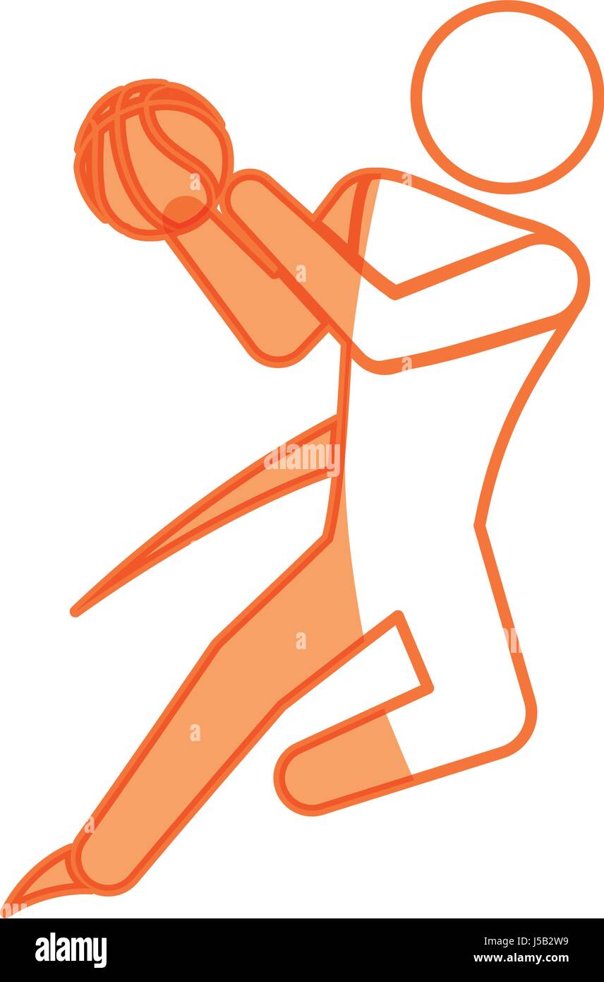 Basketball player athlete Stock Vector Image & Art - Alamy