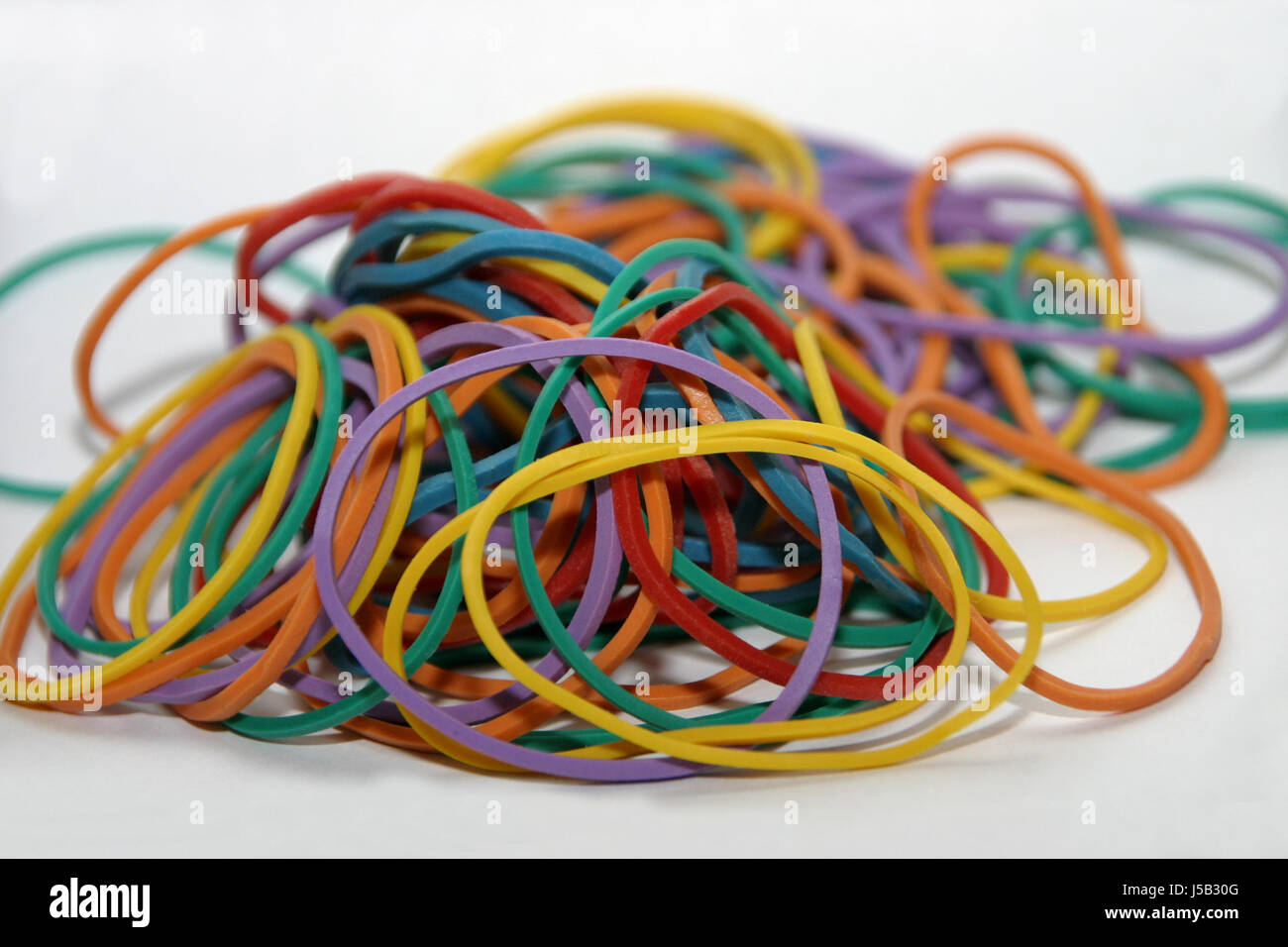 colorful rubber rings Stock Photo - Alamy
