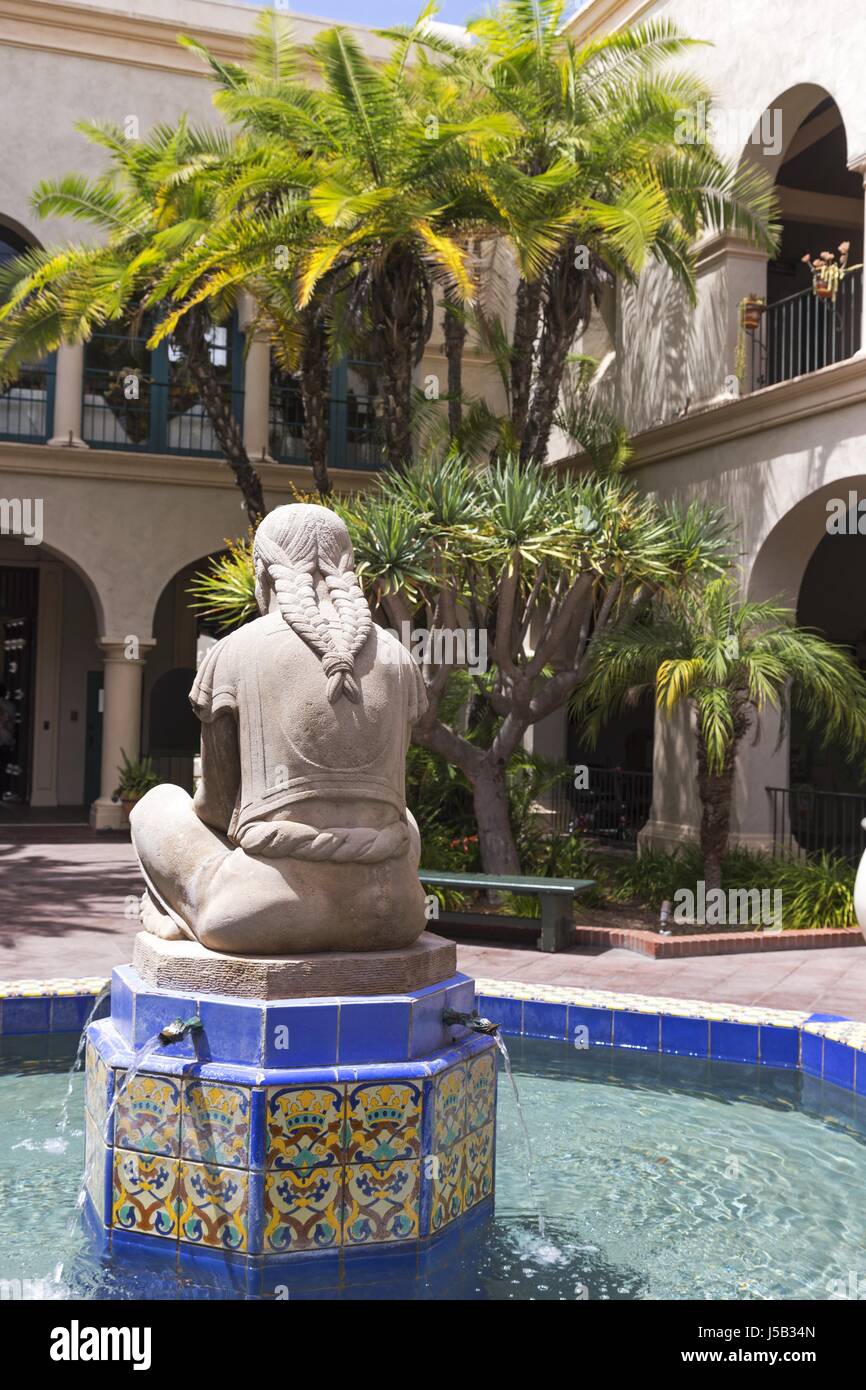 Aztec Woman of Tehuantepec, outdoor 1935 fountain and sculpture by ...