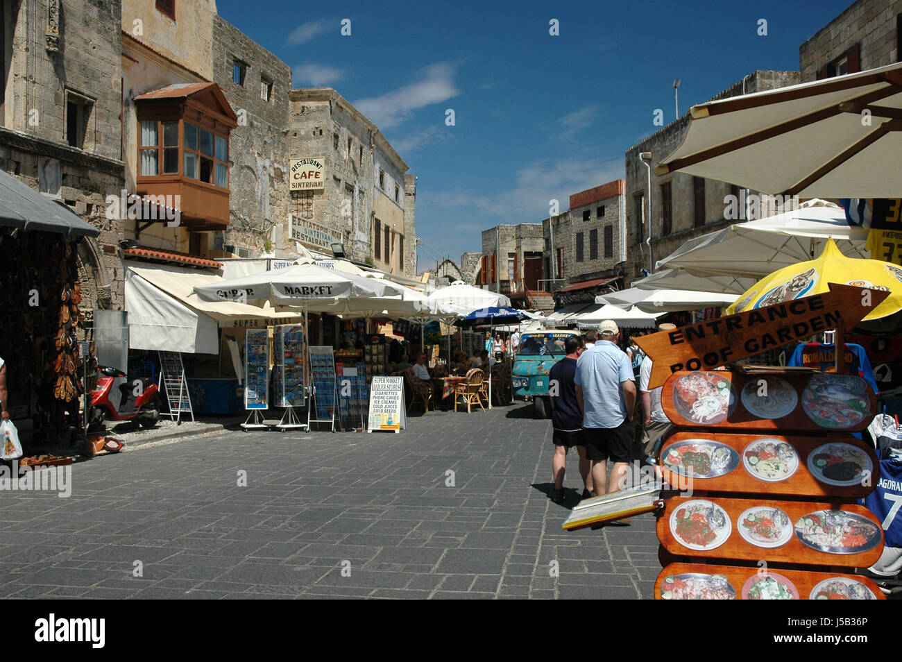 rhodes old town Stock Photo - Alamy