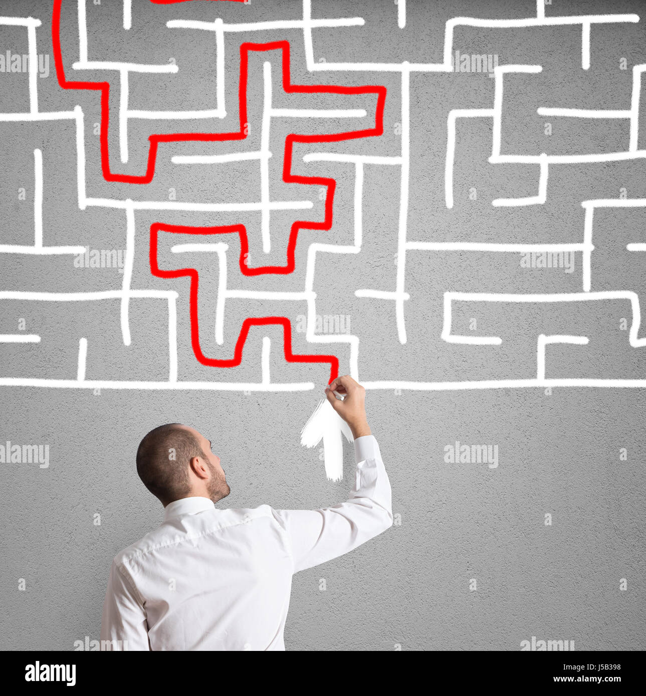 Finding the solution Stock Photo - Alamy