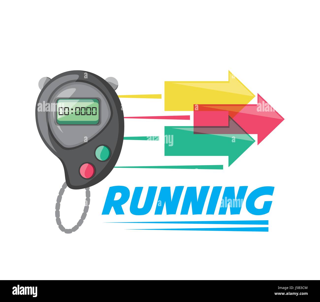 chronometer sport for competition championship Stock Vector Image & Art ...