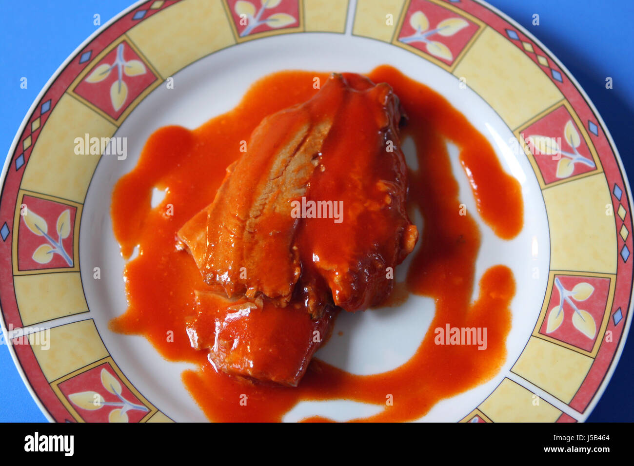 food aliment hunger fish plate dainty dish meal tomatoes tomatos ...
