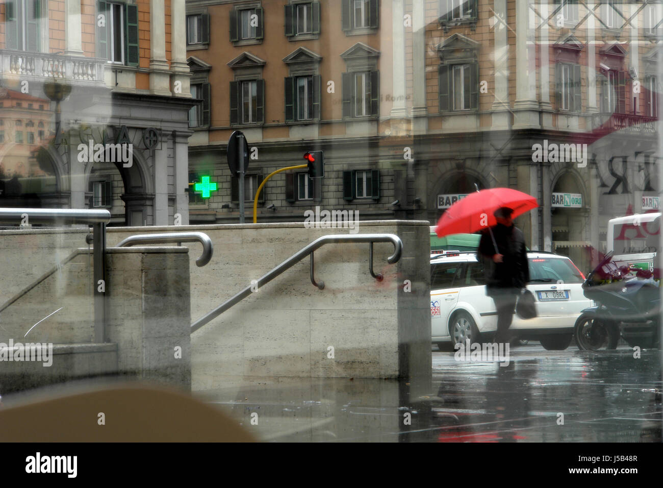 rome in the rain Stock Photo - Alamy