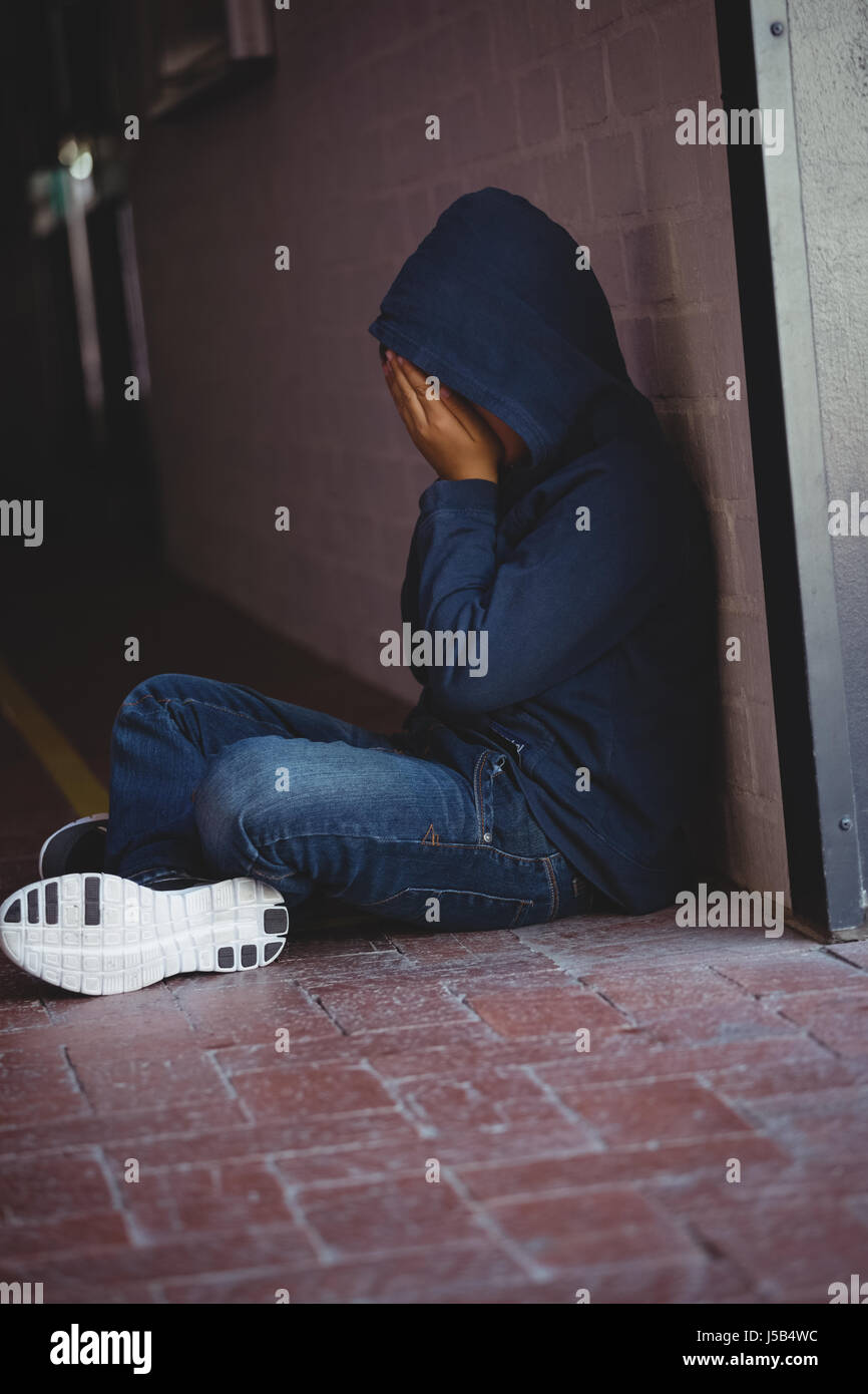 Sad boy hood hi-res stock photography and images - Alamy