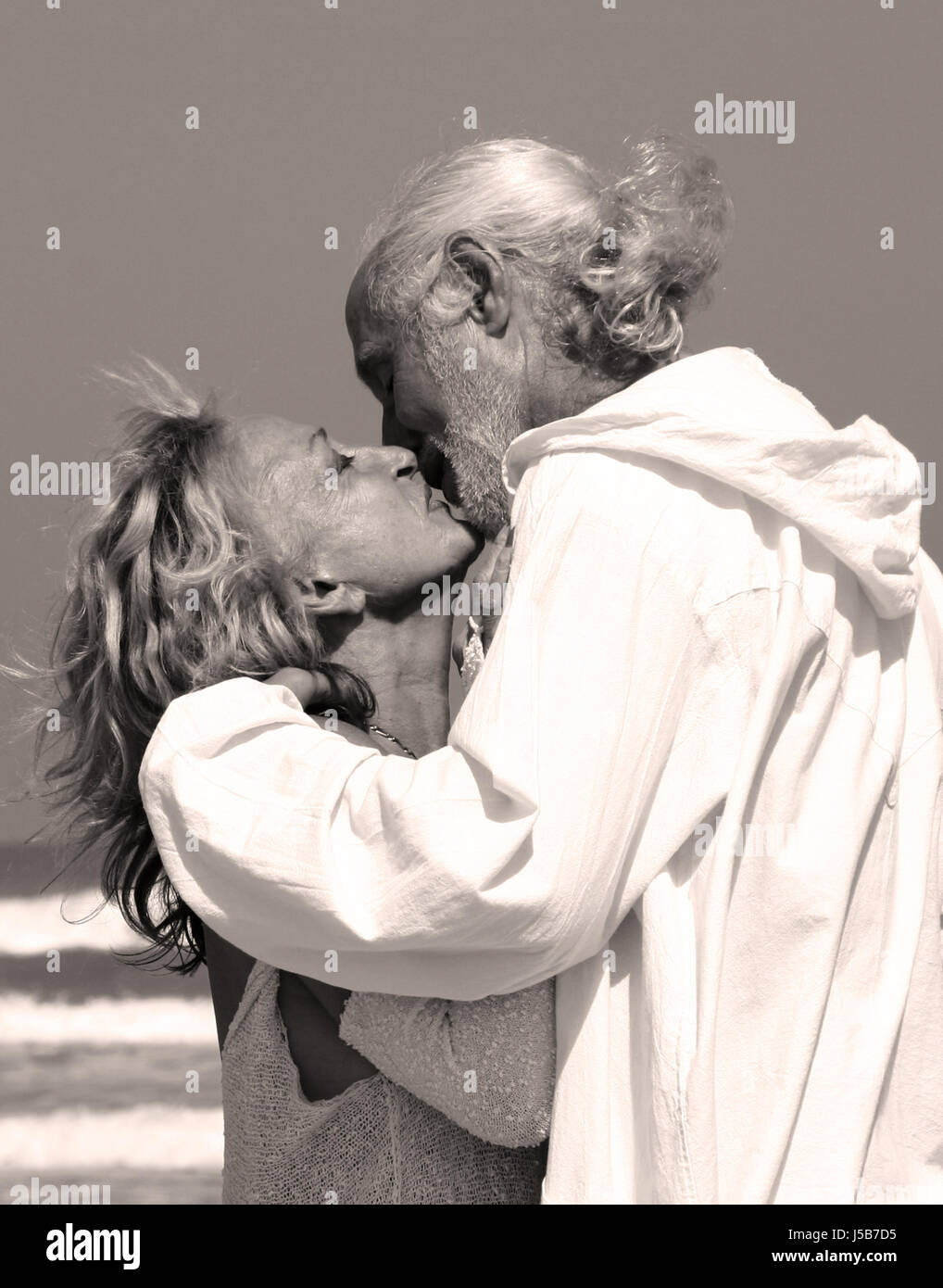 autumn love 2 sw Stock Photo - Alamy