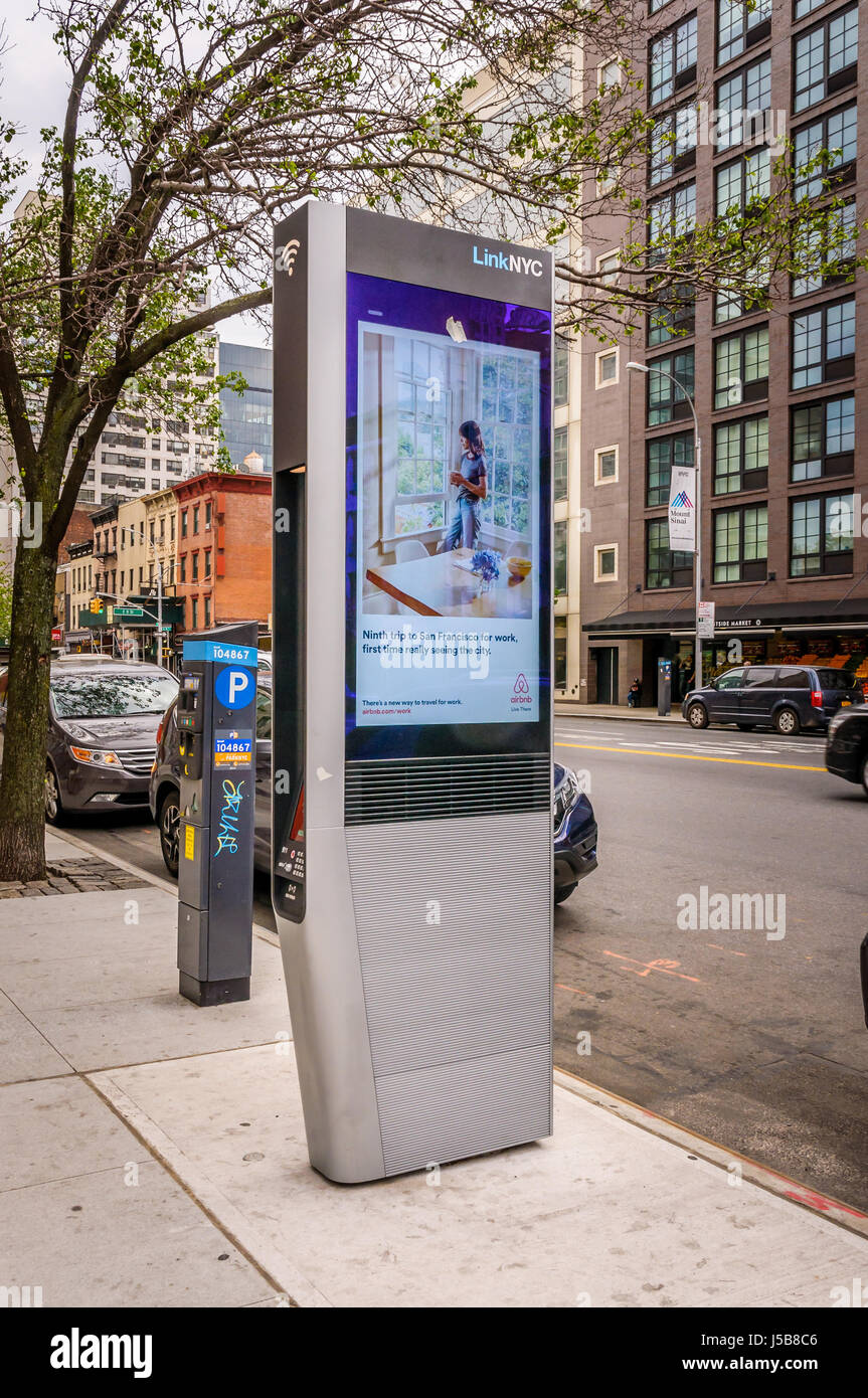 Link nyc wi fi hi-res stock photography and images - Alamy
