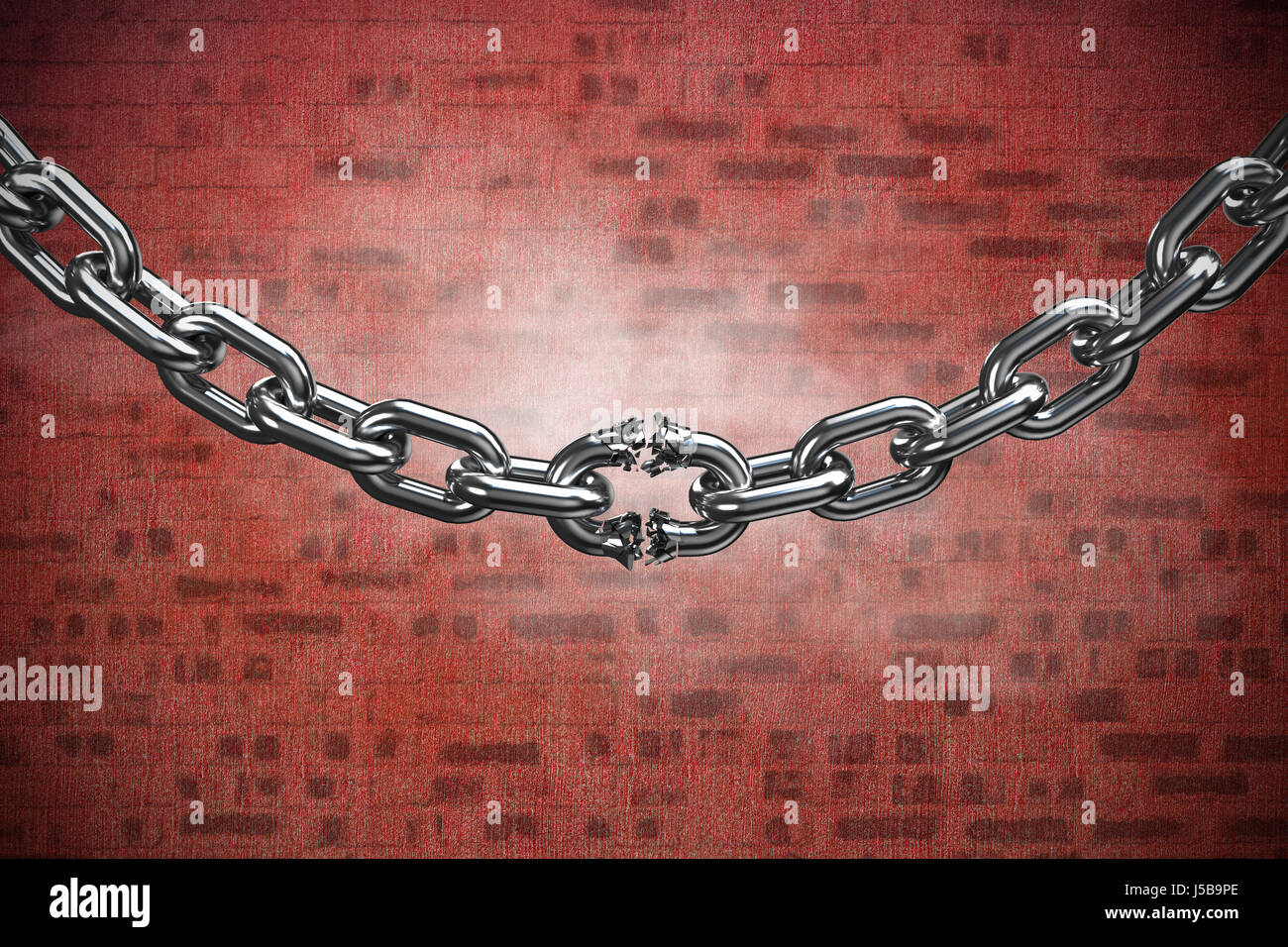 Broken chain vector hi-res stock photography and images - Alamy