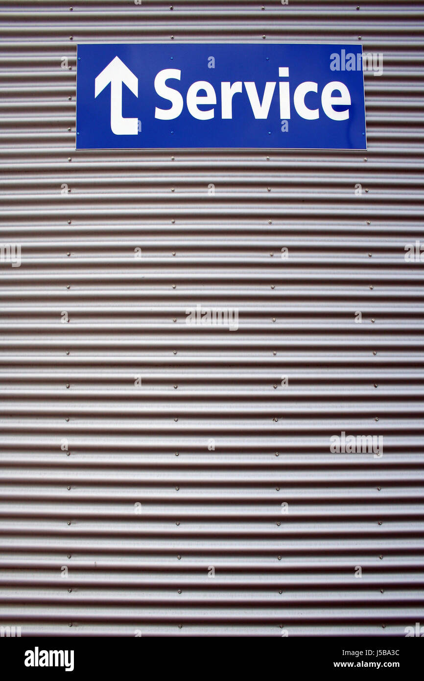 sign signal service direction corner signpost house wall edge hint ...