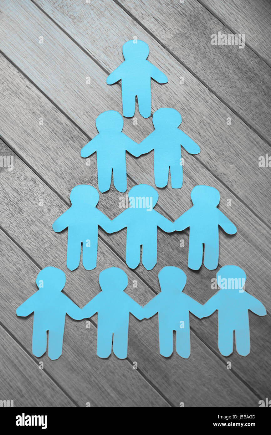 Pyramid cut out paper figures hi-res stock photography and images - Alamy