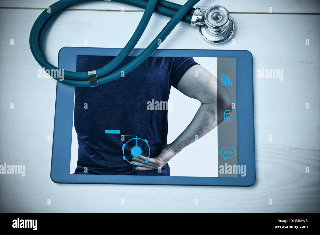 Doctor stethoscope back shot hi-res stock photography and images - Alamy