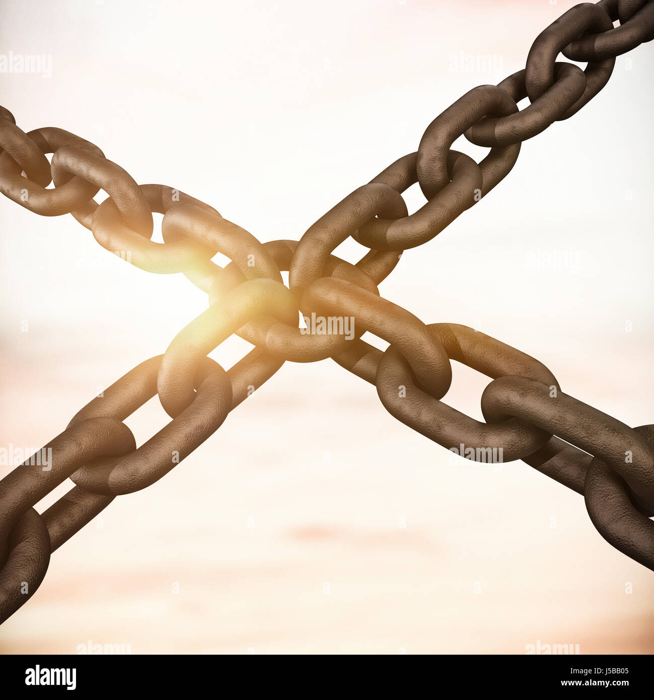 Burst chains hi-res stock photography and images - Alamy