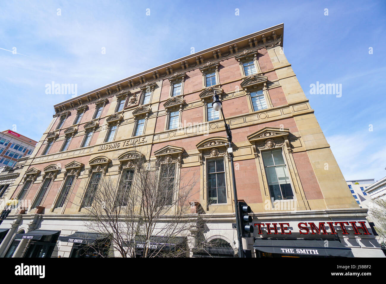 Masonic Temple in Washington - WASHINGTON DC - COLUMBIA Stock Photo - Alamy