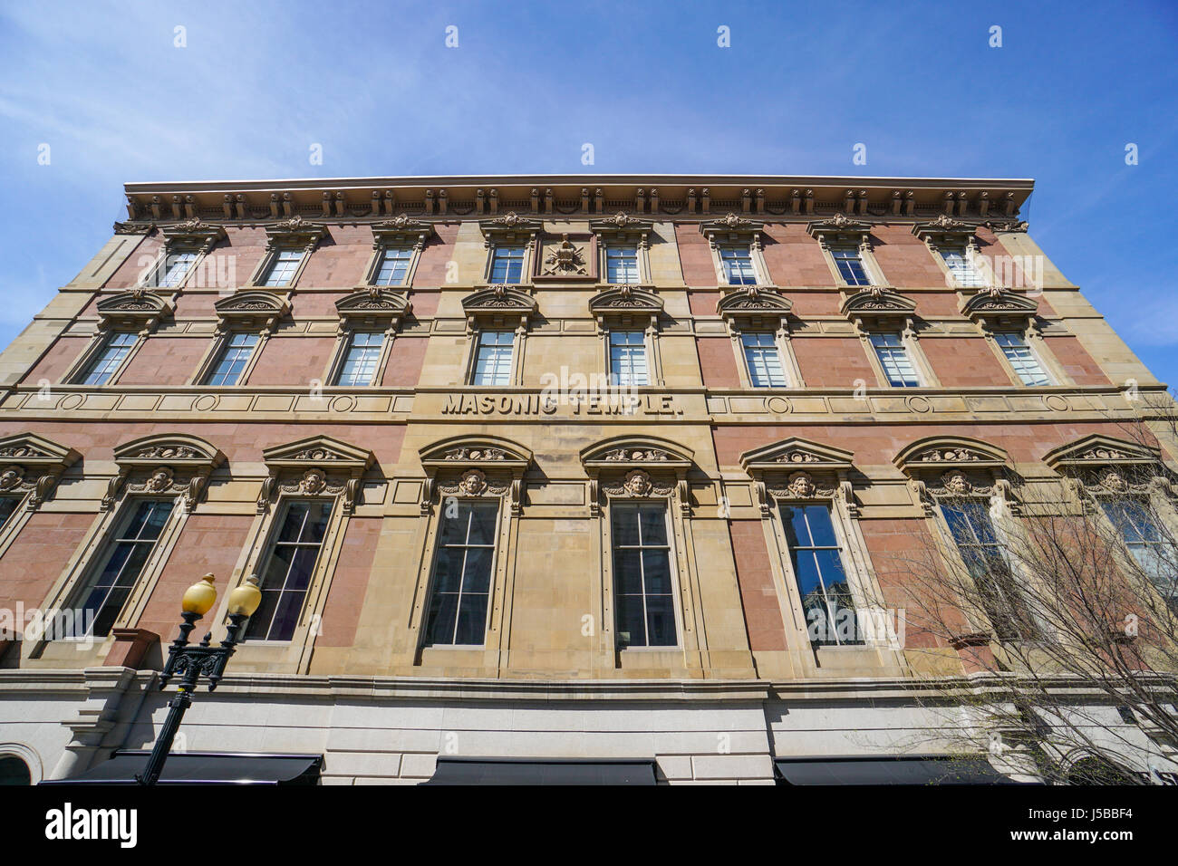 Masonic Temple in Washington - WASHINGTON DC - COLUMBIA Stock Photo - Alamy