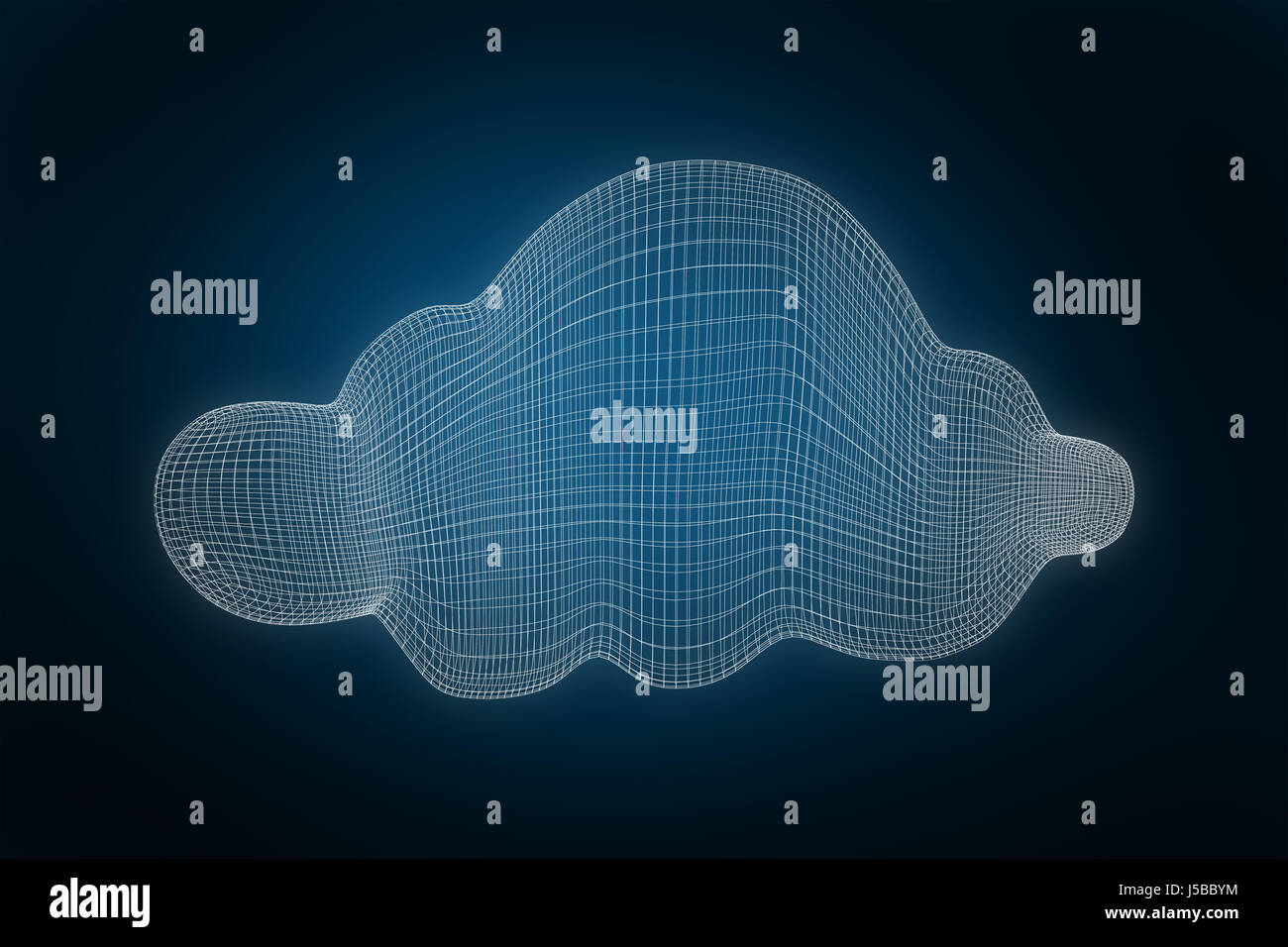 grey net against blue background with vignette Stock Photo - Alamy