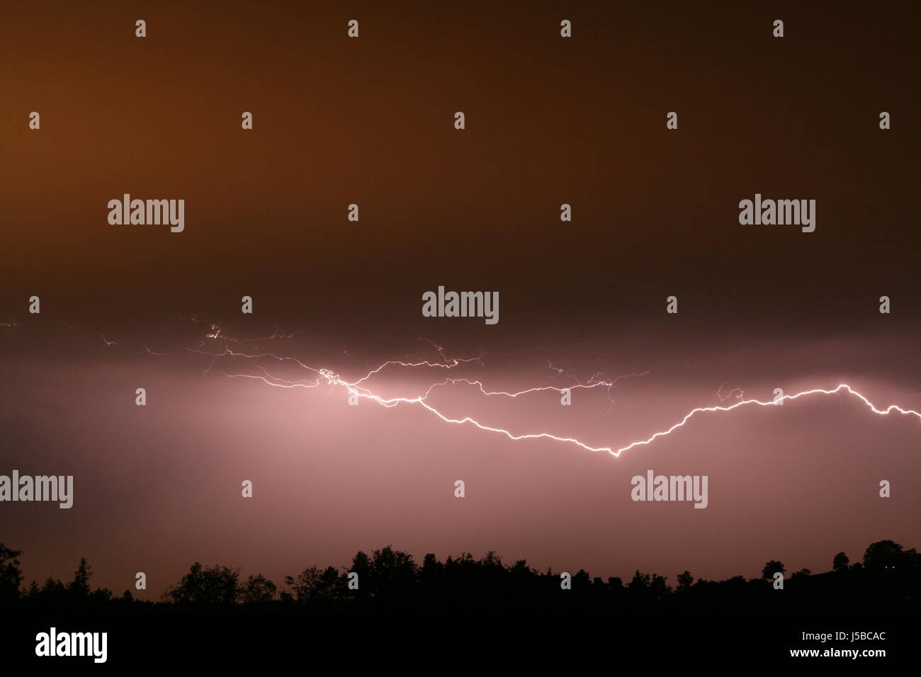 thunder-storm thunderstorm thundreous lightning sheet lightning flash ...