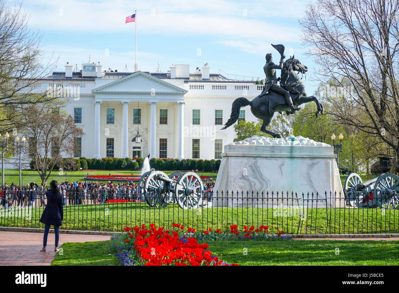 Beautiful Lafayette Square in Washington on a sunny day - WASHINGTON DC ...