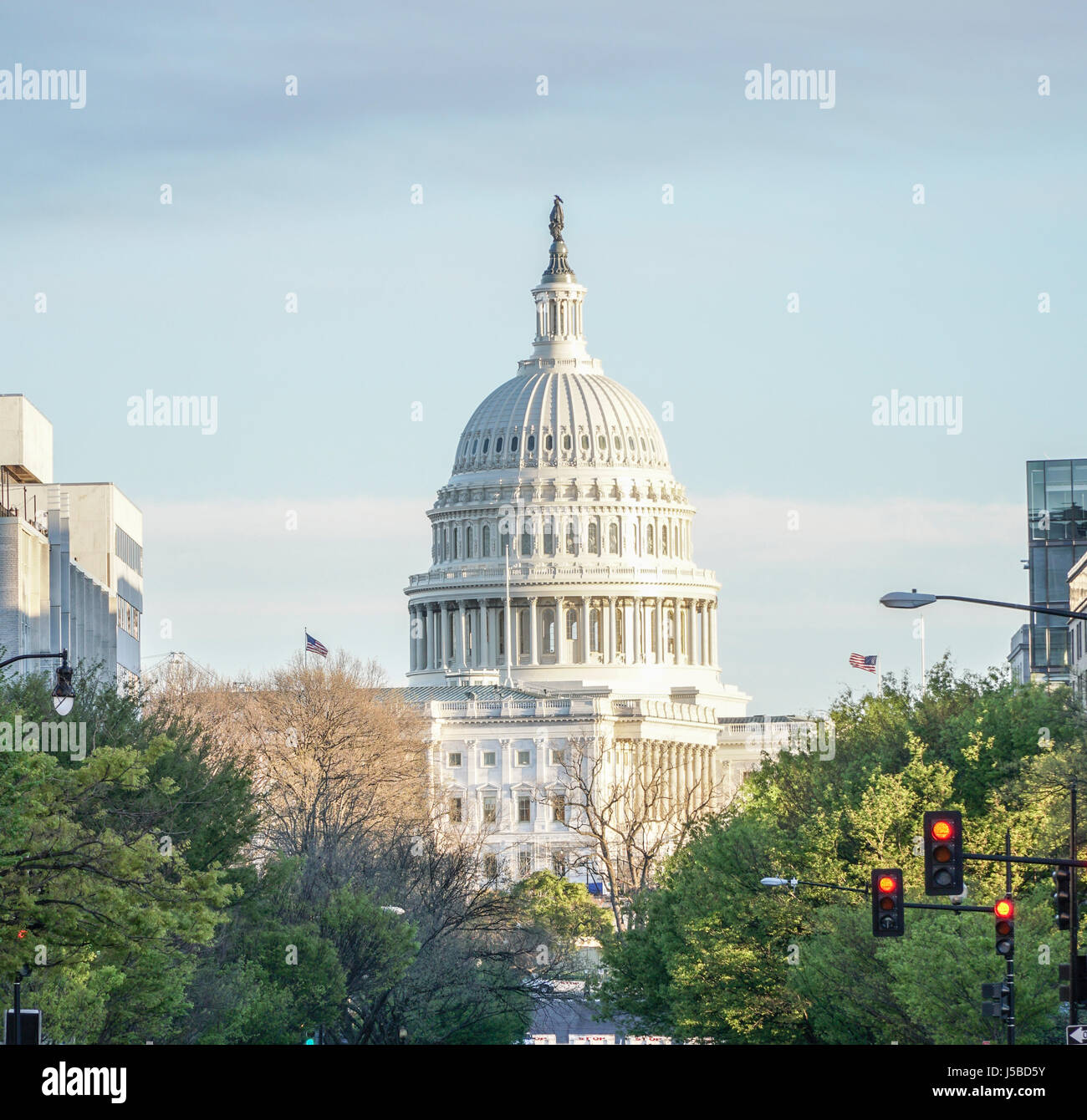 Famous US Capitol in Washington DC - WASHINGTON DC - COLUMBIA Stock ...