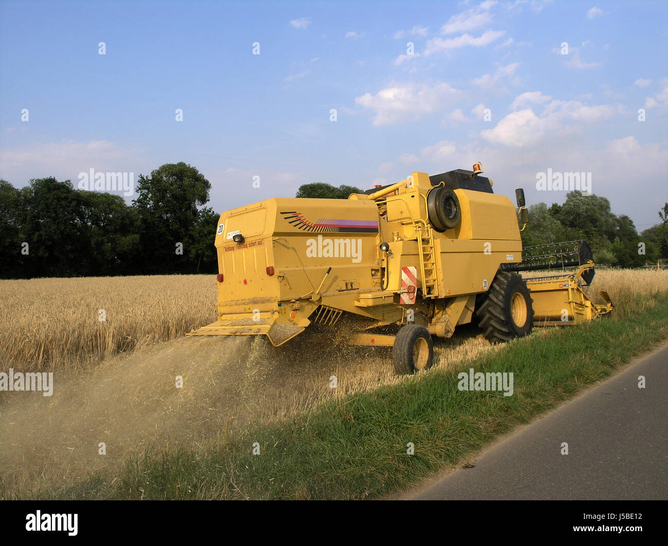 dust agriculture farming summer summerly wheat dusty combine harvester ...