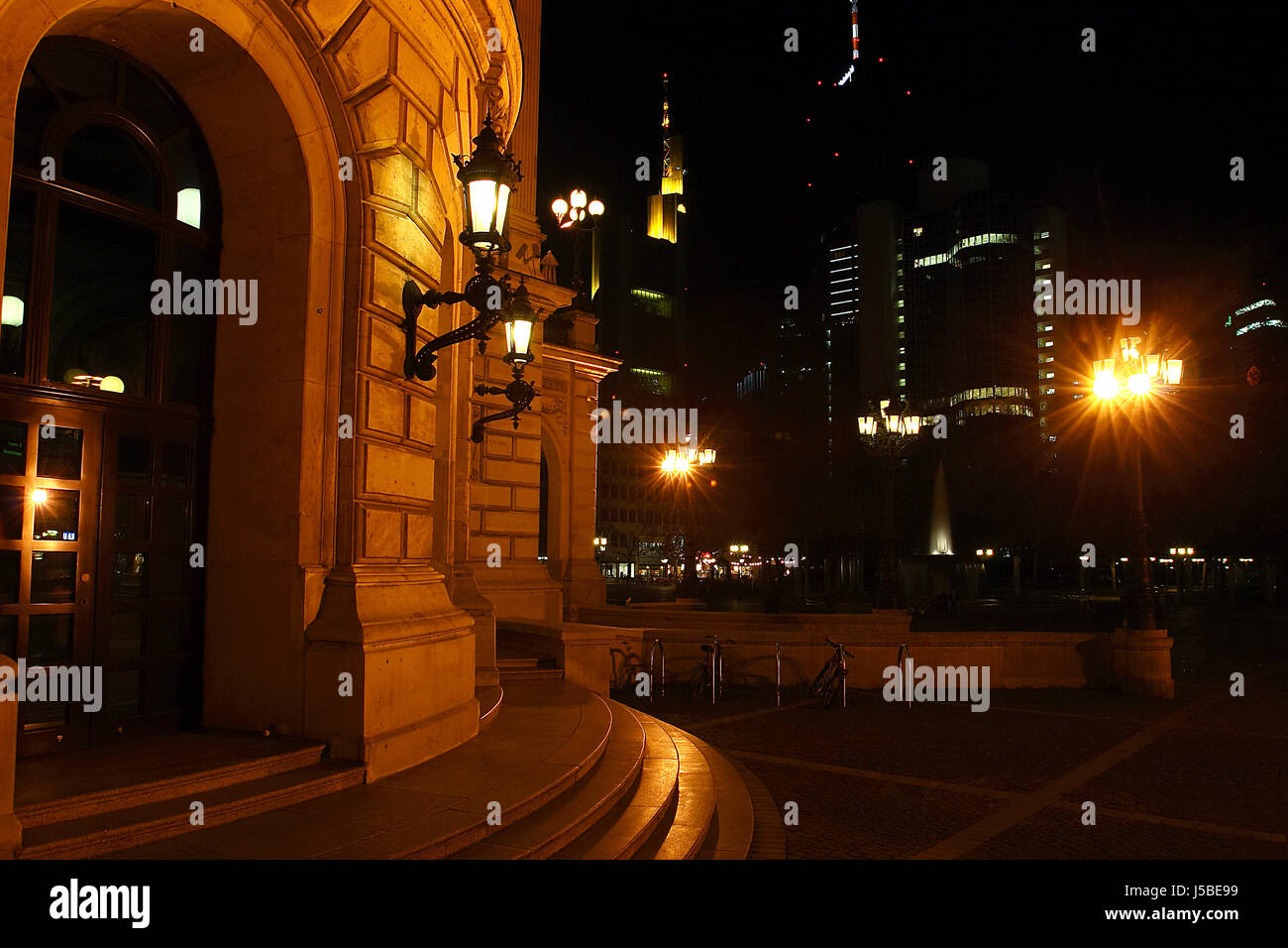alte oper at night Stock Photo - Alamy