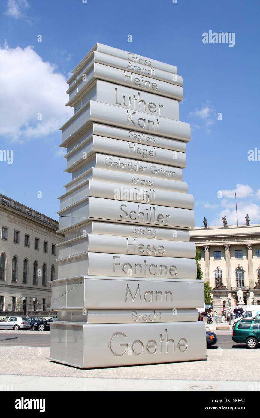 monument memorial silver berlin bright shiny books stack stacked that ...