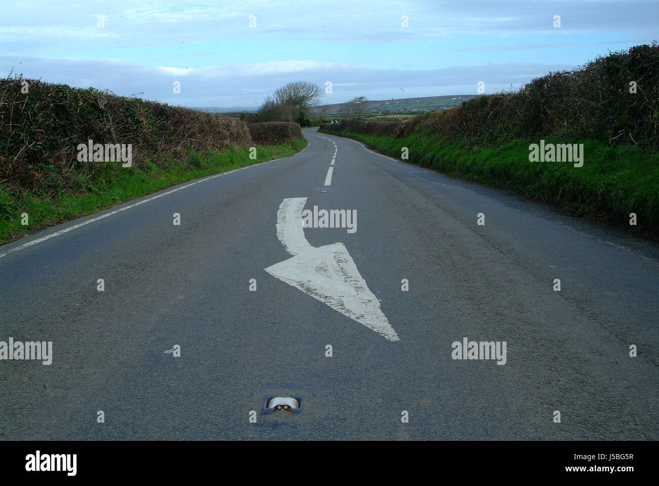 road arrow 2 Stock Photo - Alamy