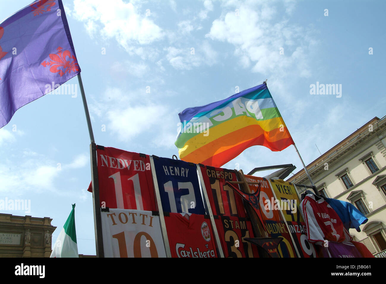 act coloured colourful gorgeous multifarious richly coloured war flag ...