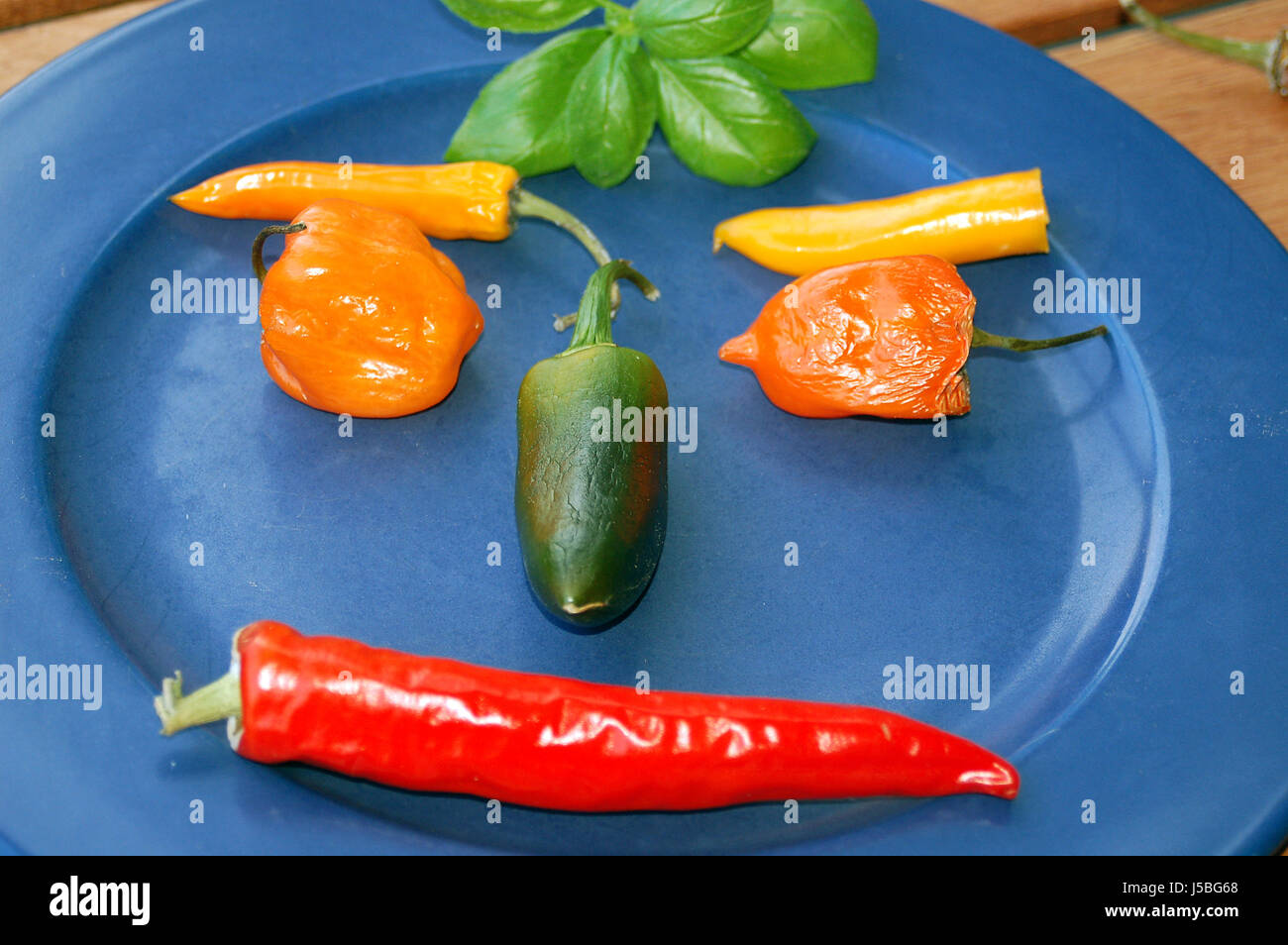 wrinkled chili face - the other section Stock Photo - Alamy