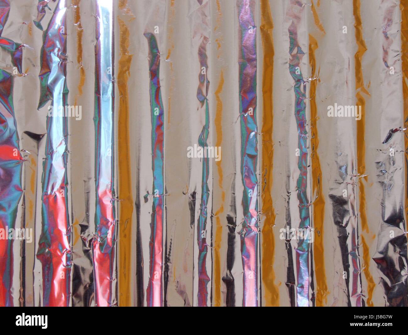 silver striated metal corrugated abstract structures aluminium foil ...