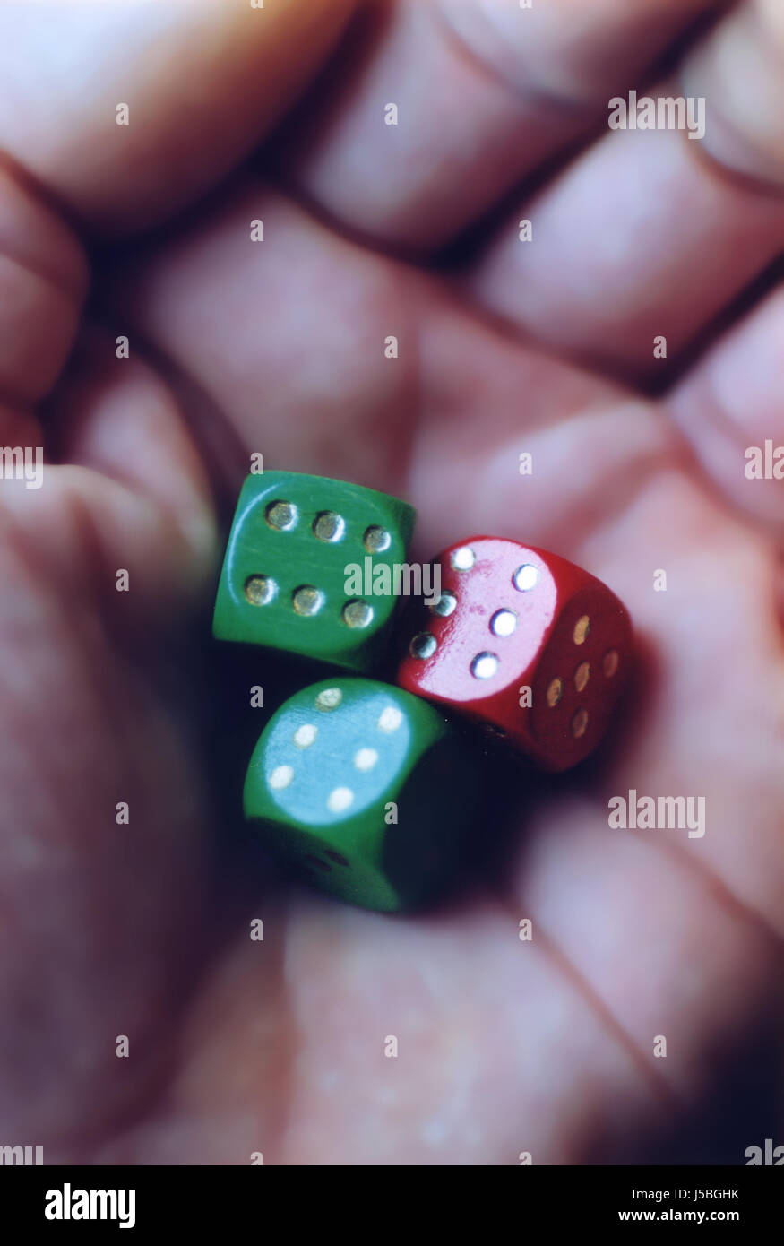 hand game tournament play playing plays played green dice cast dice ...