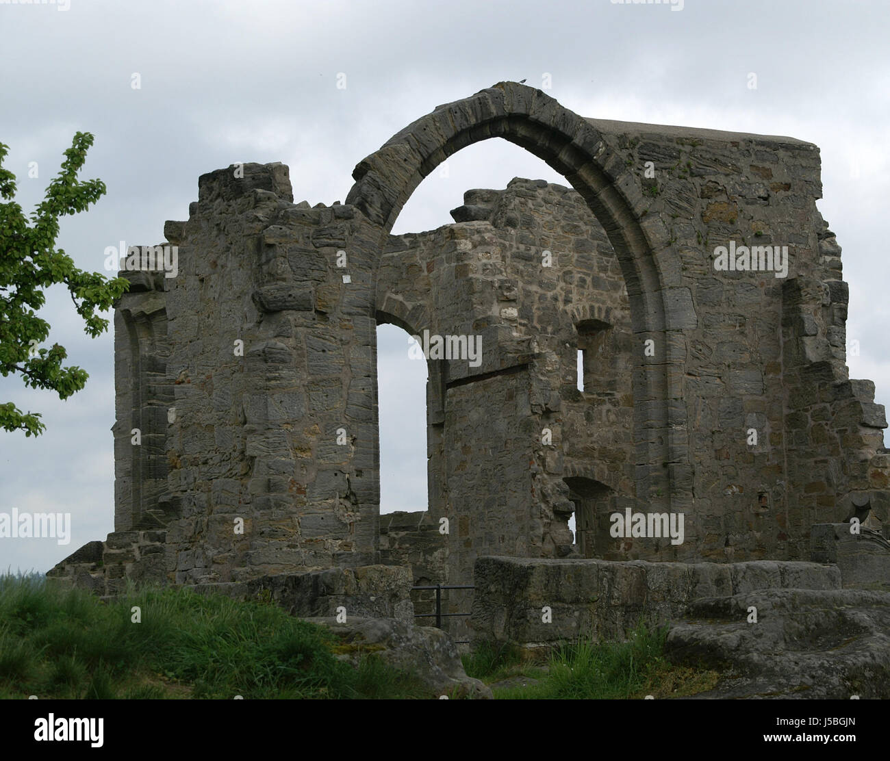wall chateau castle francs burgruine altenstein maroldsweisach ...