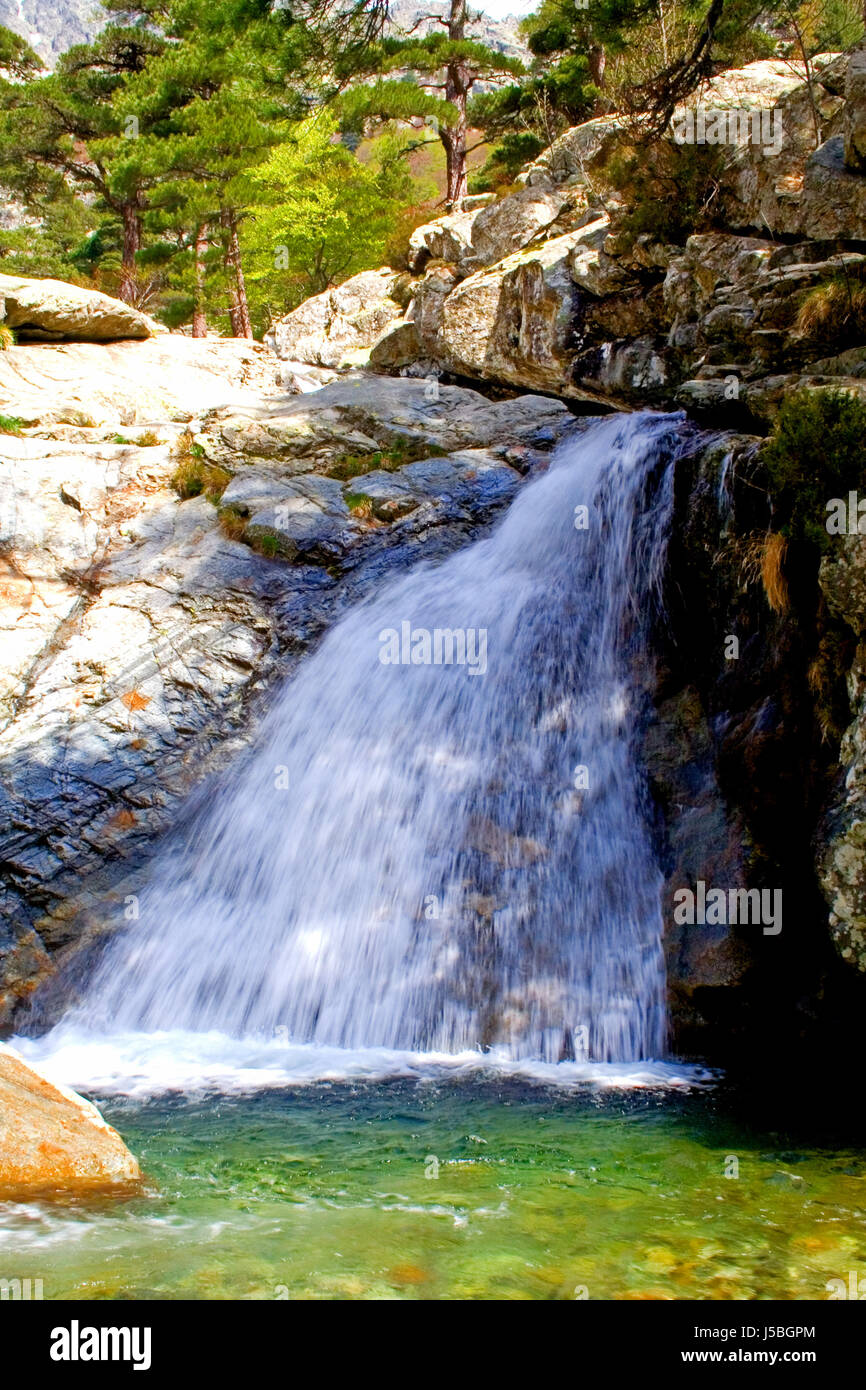 Corsica waterfalls hi-res stock photography and images - Alamy